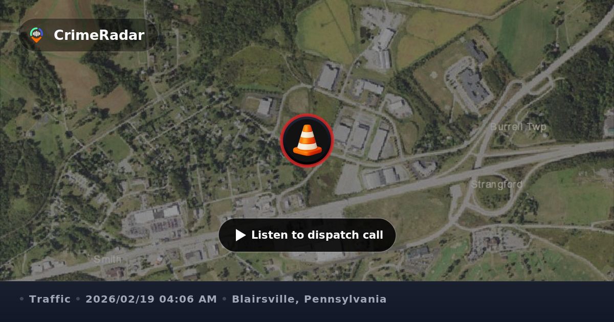 Two-vehicle rear-end crash near Sheetz on Route 22, Blairsville PA ...