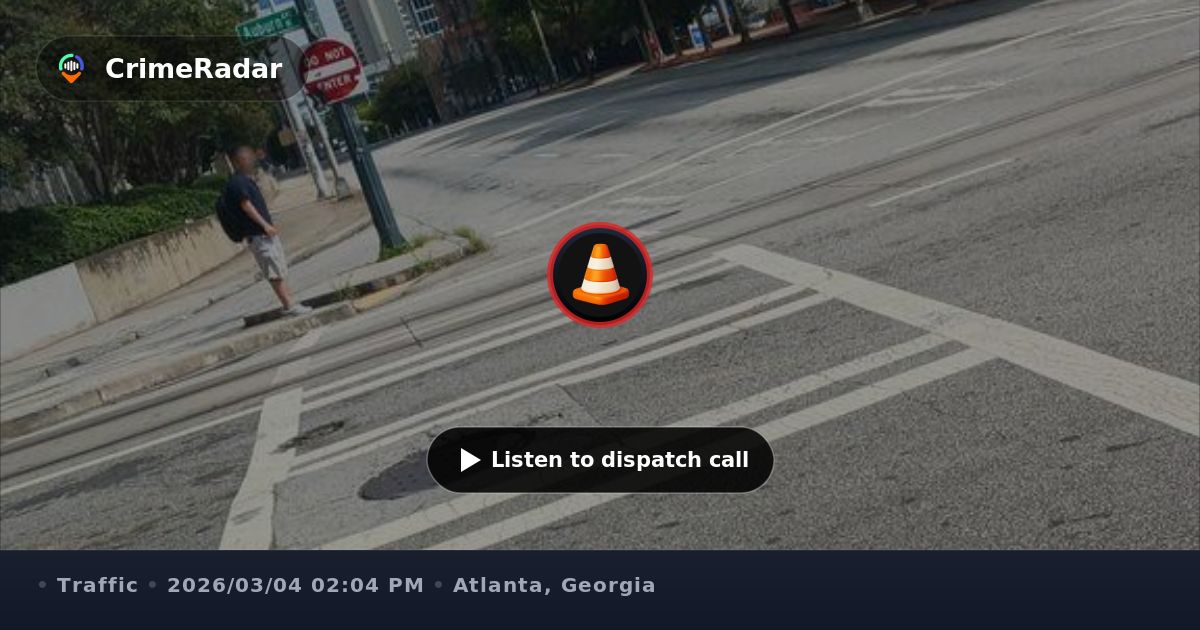 Traffic stop for violation at Courtland and Auburn, Atlanta GA | CrimeRadar