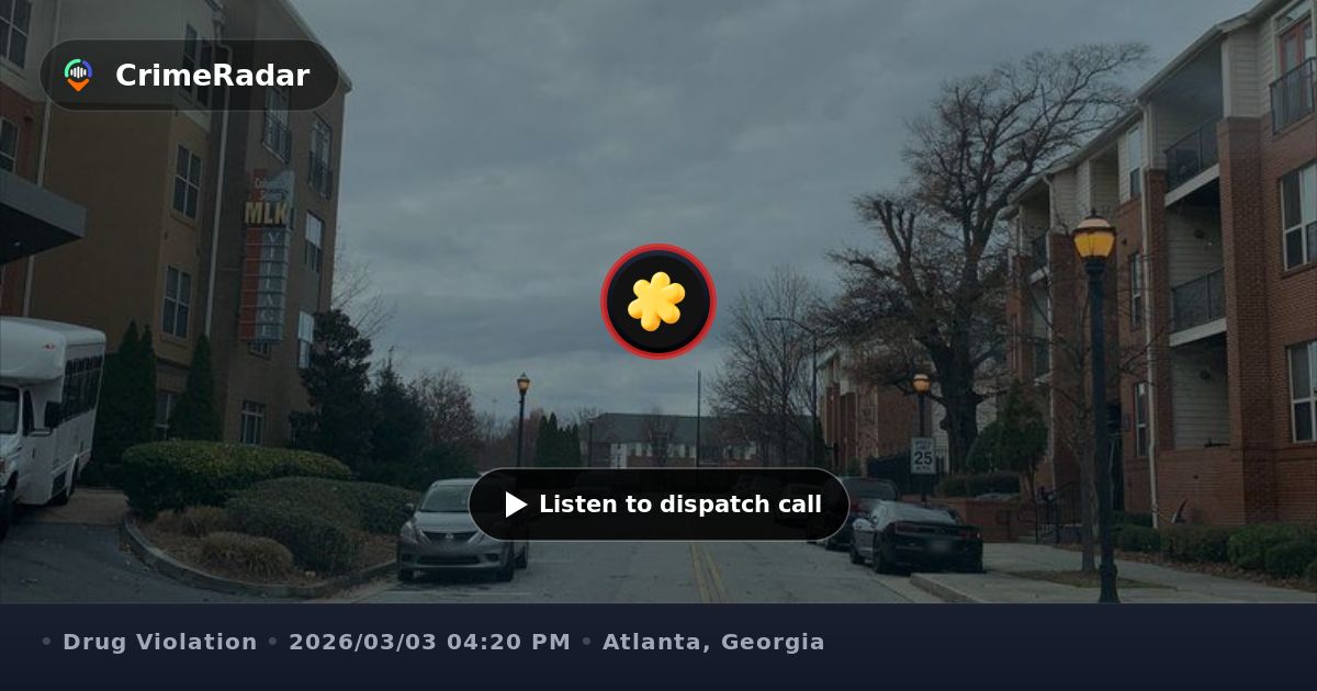 Officer dispatched for overdose at Logan Street home, Atlanta GA ...