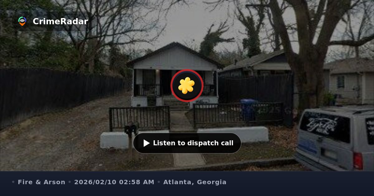 Fire crews respond to dwelling blaze near North Ave, Atlanta GA ...