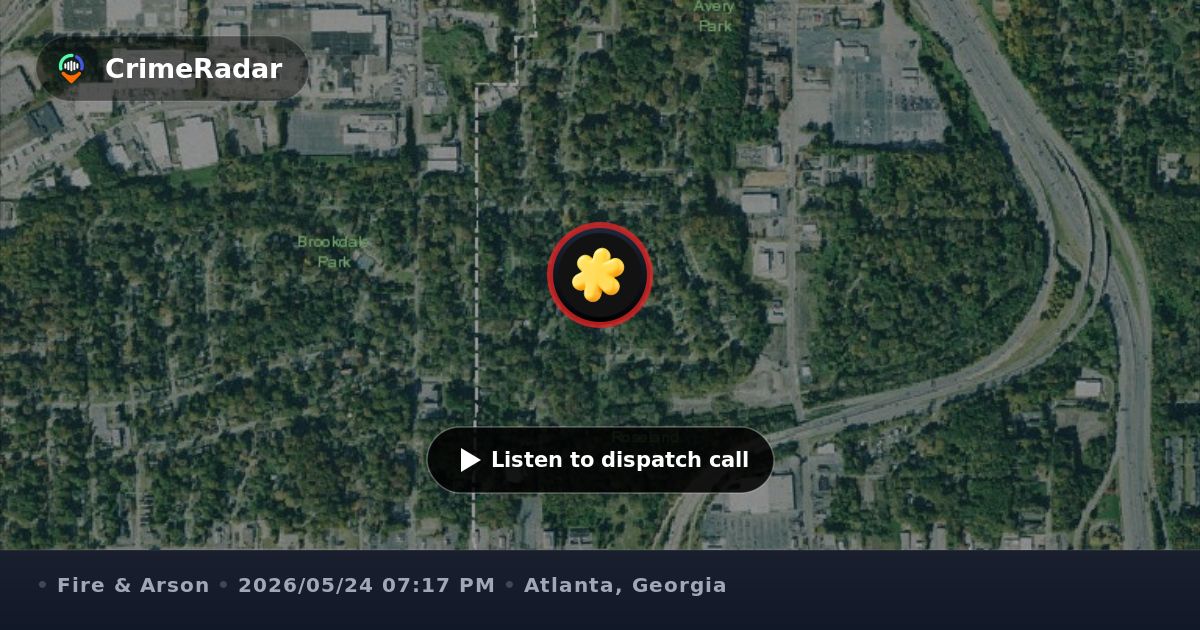 Wires on fire at Metropolitan Parkway address, Atlanta GA | CrimeRadar