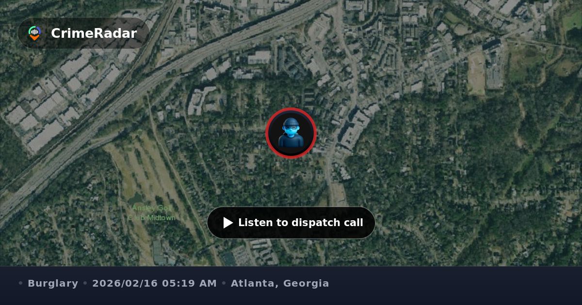 Office alarm after glass break on Decatur Forest Drive, Atlanta GA ...