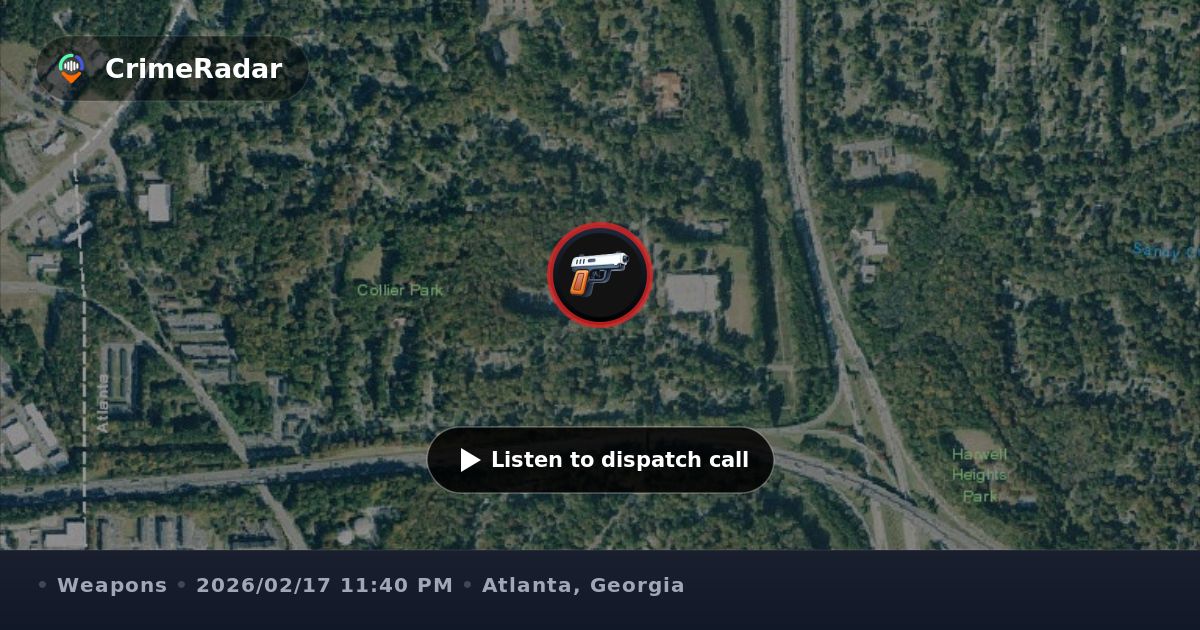 Reports of shots fired at Thompson and Fairburn, Atlanta GA | CrimeRadar
