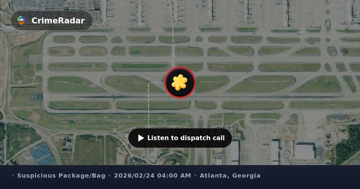 Unattended bag reported near airport escalators, Atlanta GA | CrimeRadar