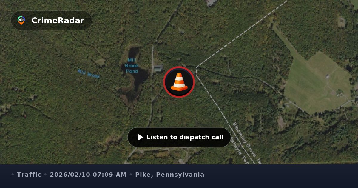 Three-vehicle crash on Route 390 near Egypt Road, Pike County PA ...