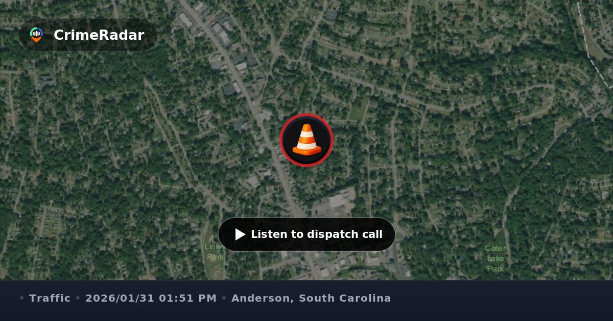 Deputies monitor vehicle during Code 5 stop, Anderson SC | CrimeRadar