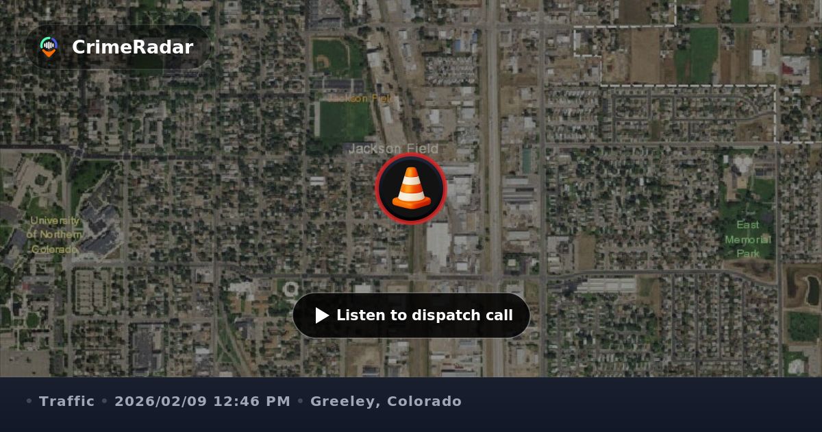 Deputies conduct traffic stop near 25th Street, Greeley CO | CrimeRadar