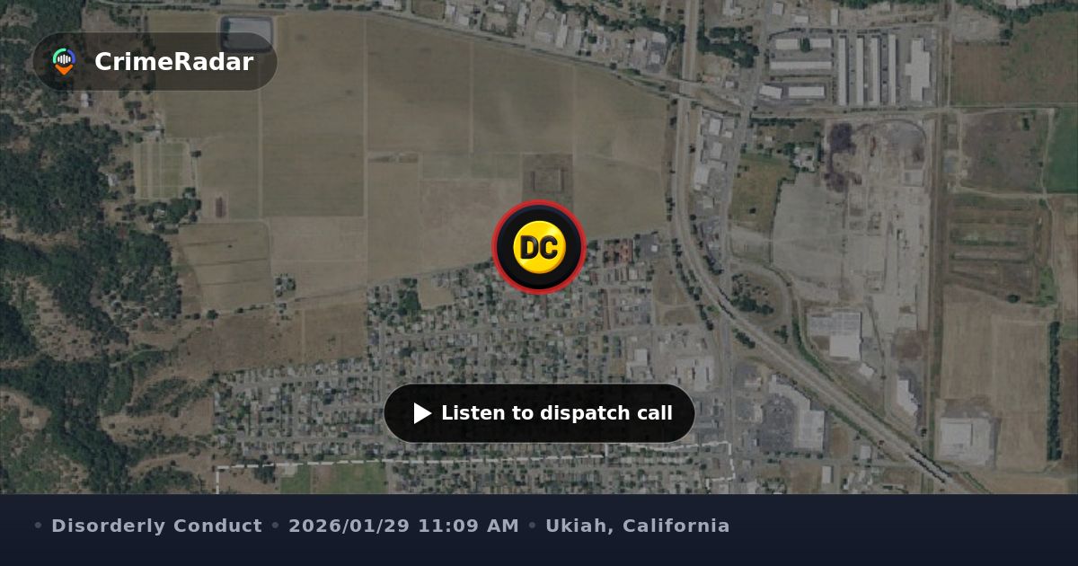 Officers respond to city code violation on North State St, Ukiah CA ...