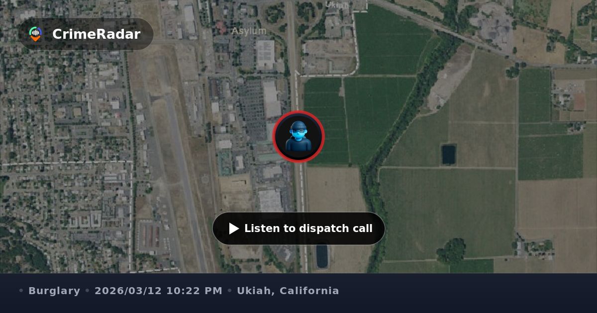 Alarm reported at Tractor Supply store, Ukiah CA | CrimeRadar