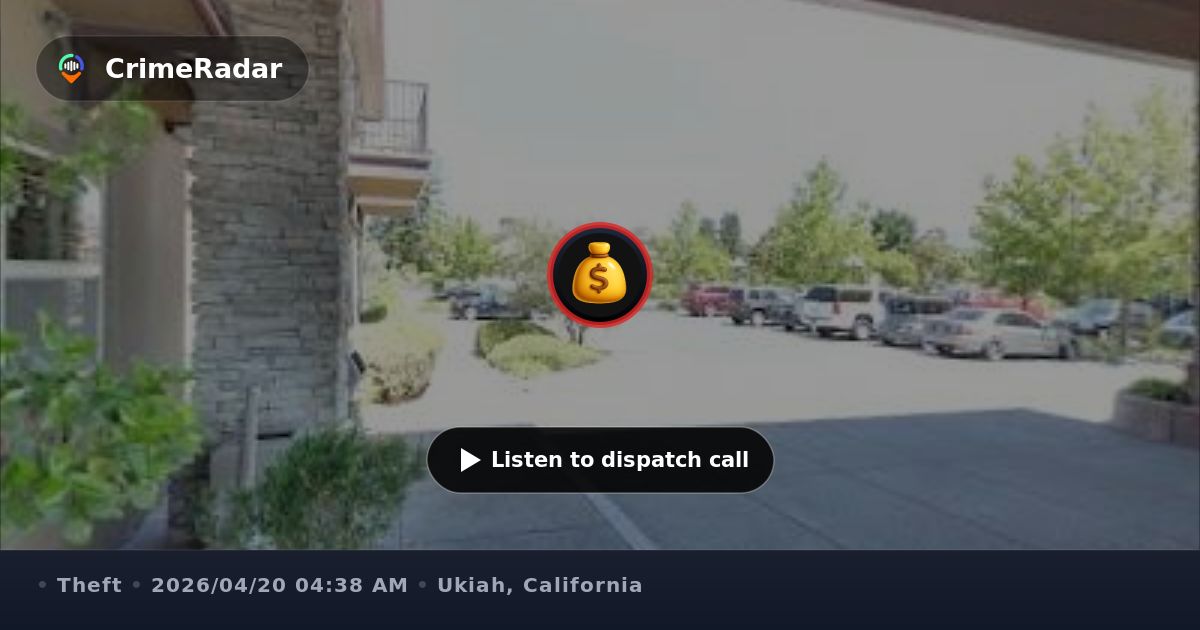 Cell phone reportedly stolen at Comfort Inn, Ukiah CA | CrimeRadar