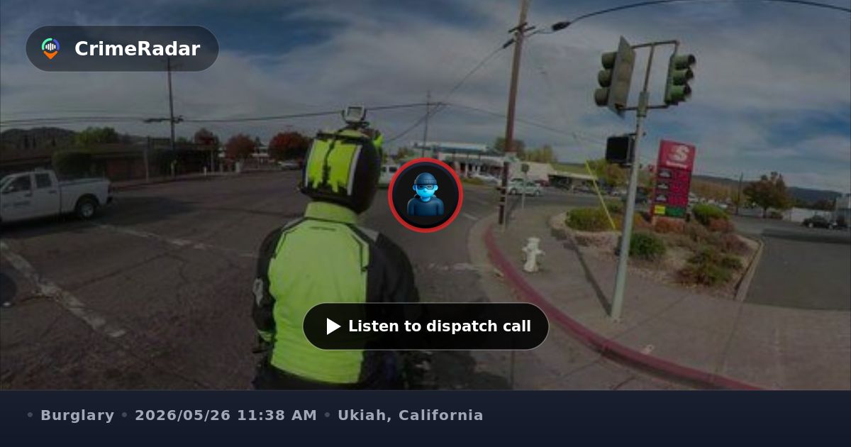 Woman refusing to leave laundromat restroom, Ukiah CA | CrimeRadar