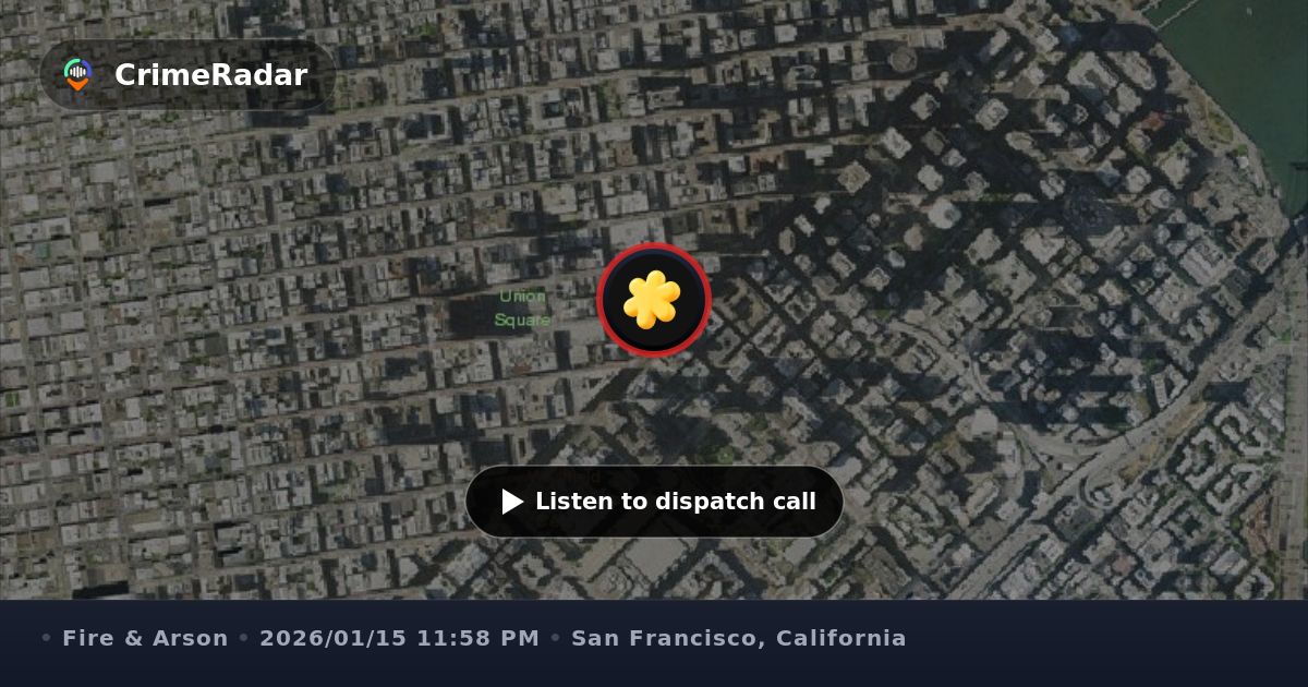 Fire alarm at Hotel Nikko in San Francisco, San Francisco CA | CrimeRadar