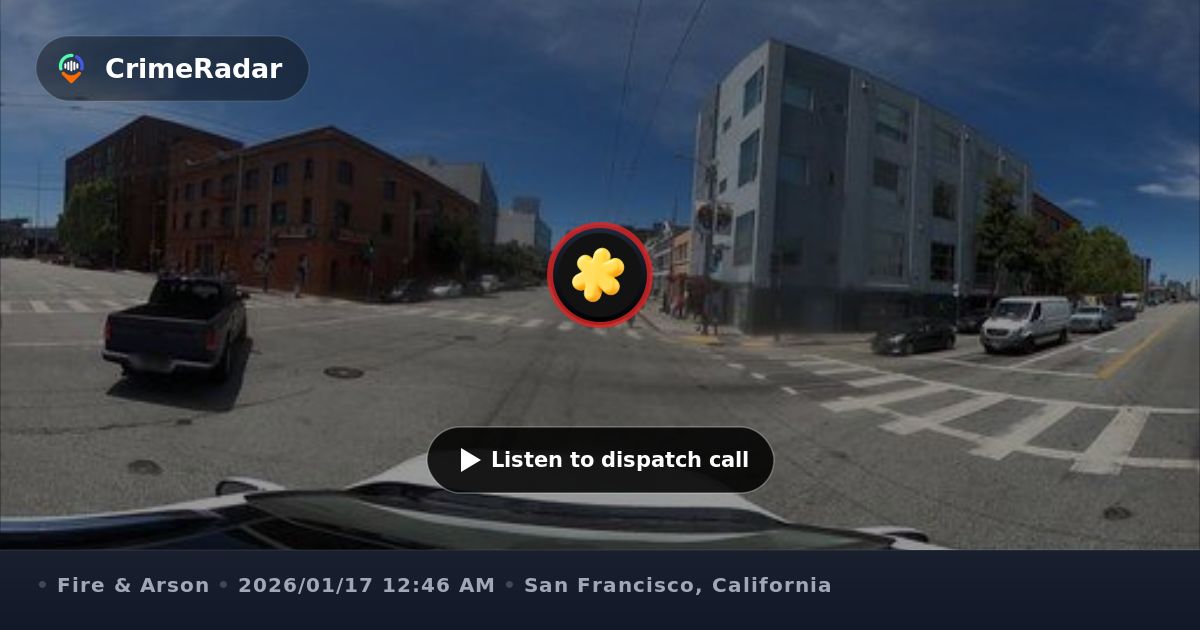 Small fire reported near Harrison and 11th, San Francisco CA | CrimeRadar