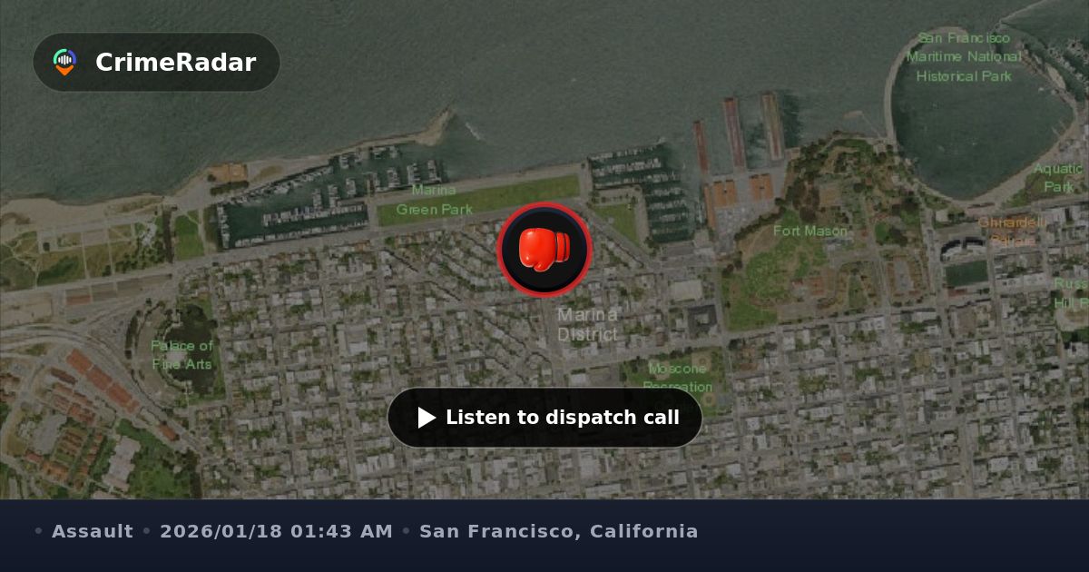 Apparent street assault near Webster and Union, San Francisco CA ...