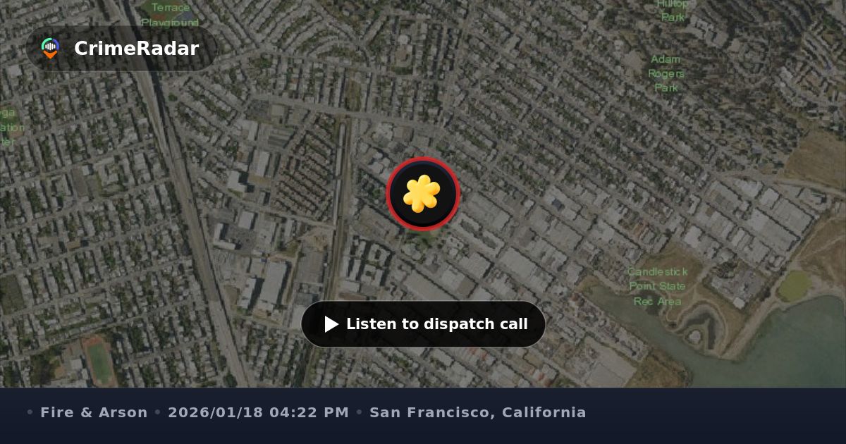 Container fire extinguished near Donner and Ingalls, San Francisco CA ...