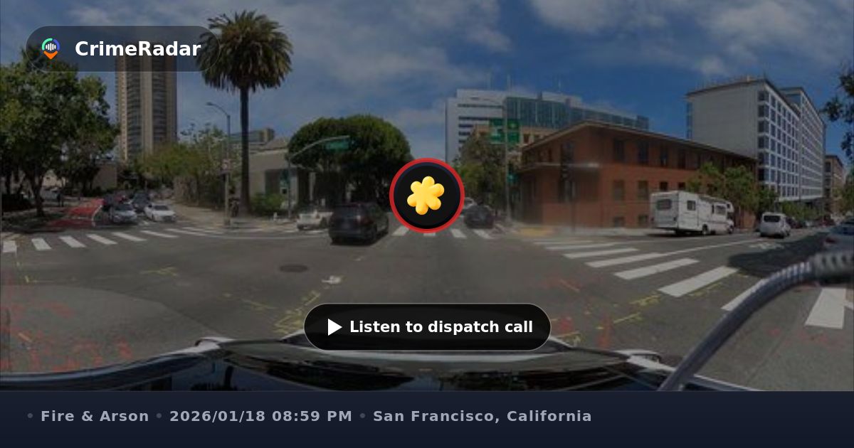Fire extinguished on O’Farrell St, San Francisco CA | CrimeRadar