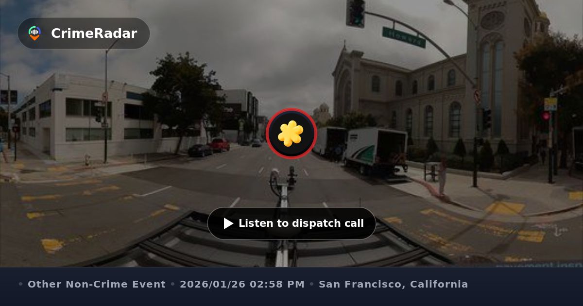 Medical teams respond to midnight alert on Howard St, San Francisco CA ...