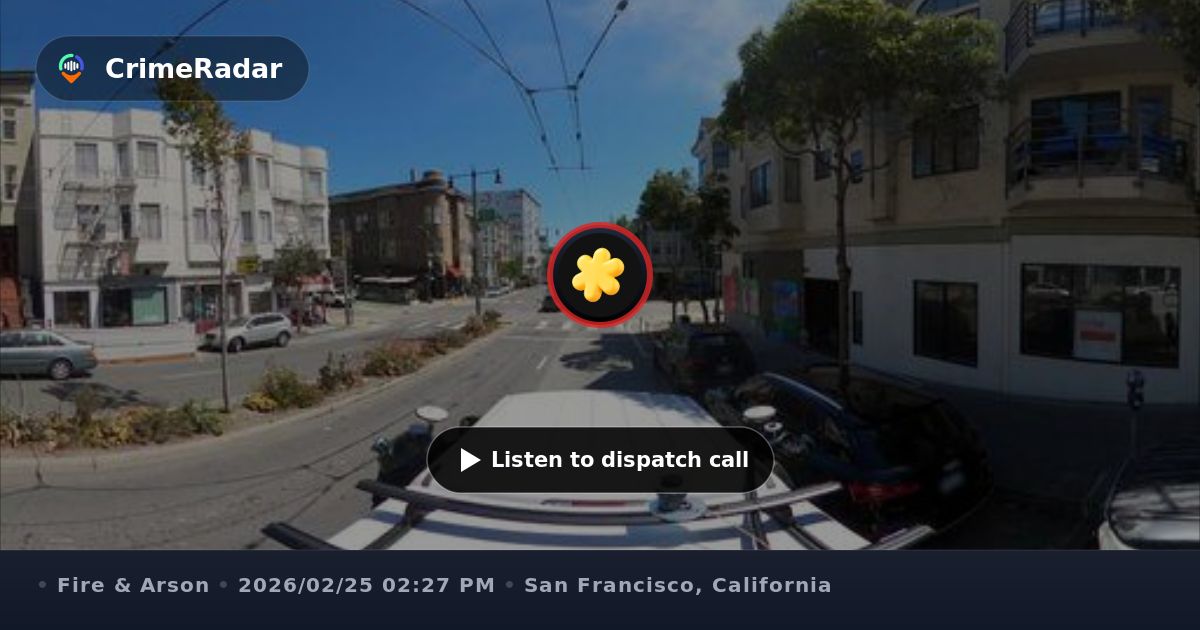 Smoke reported coming from Divisadero building, San Francisco CA ...