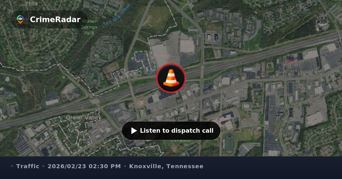 Motor vehicle crash on Kingston Pike, Knoxville TN | CrimeRadar