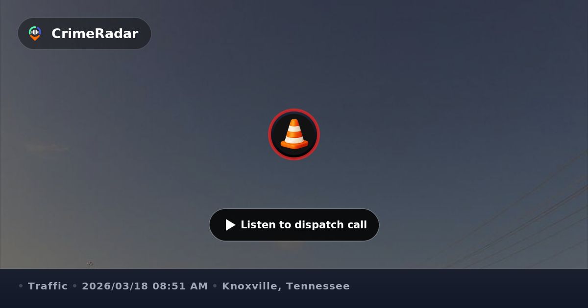Two-vehicle crash blocking traffic on Alcoa Highway, Knoxville TN ...
