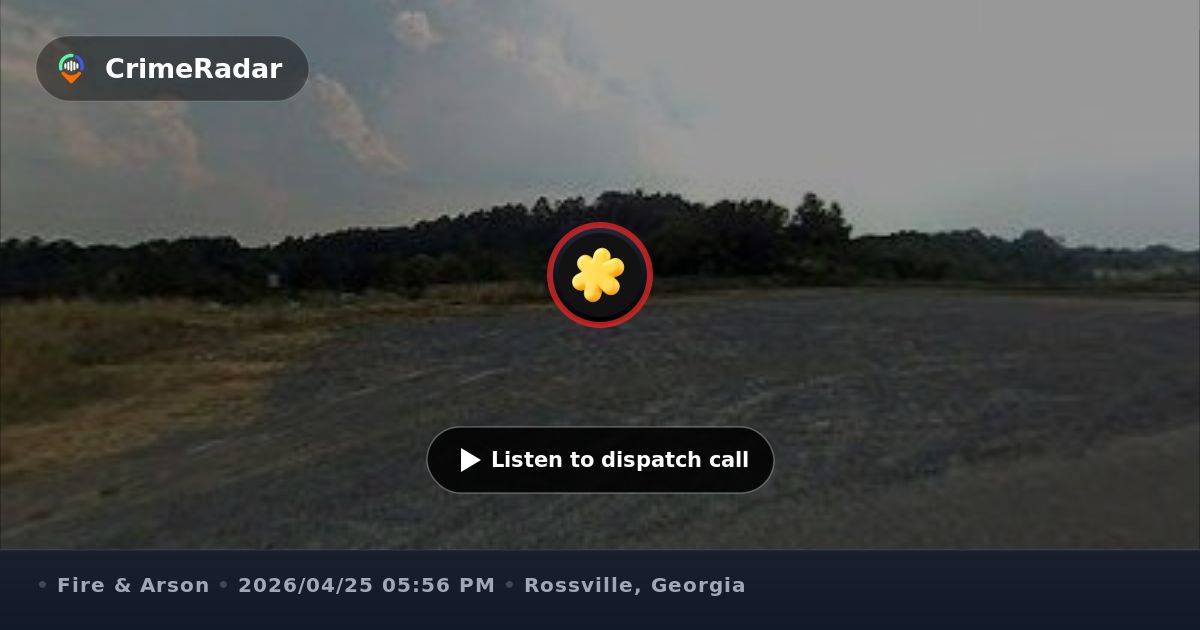 Fire response canceled after medic unit arrives, Rossville GA | CrimeRadar
