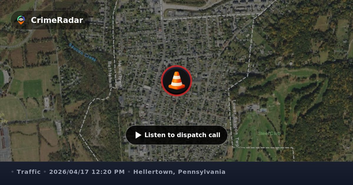 Crash with injured person on Main Street, Hellertown PA | CrimeRadar