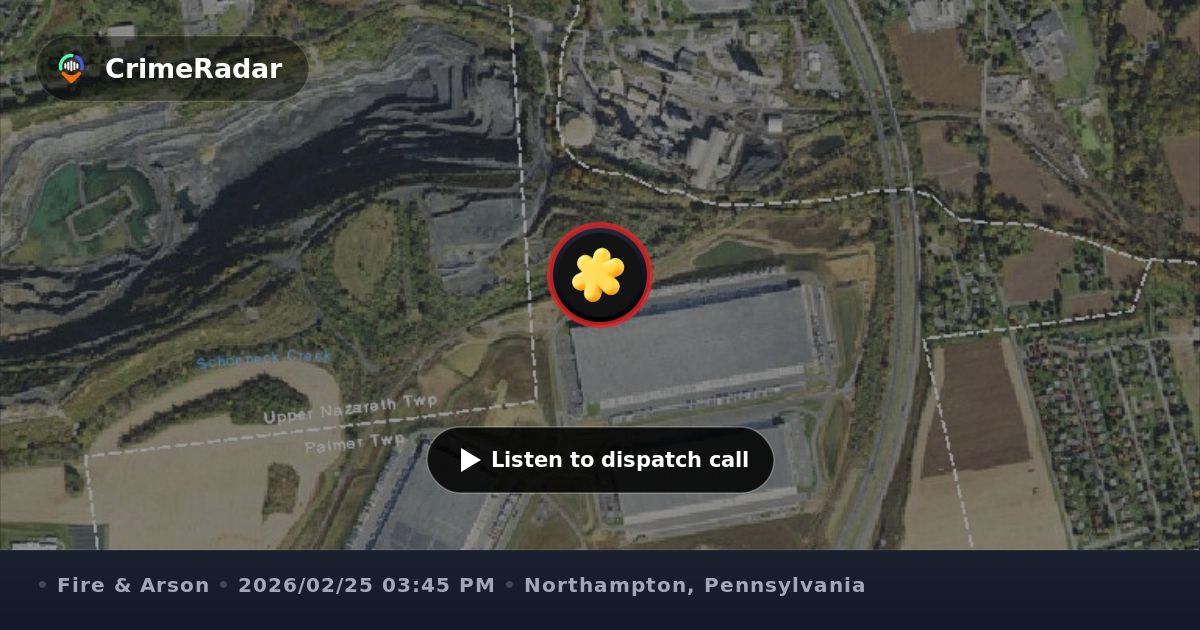 Fire response and ventilation on Carson Court, Northampton County PA ...