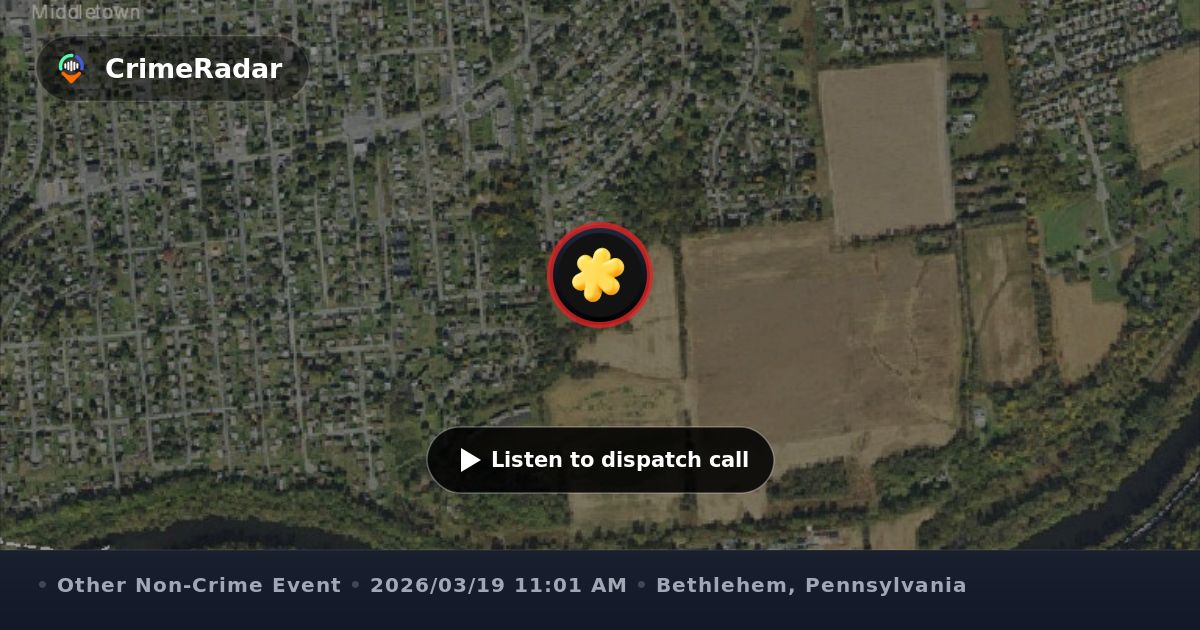 Trench reported sinking on Timothy Lane, Bethlehem PA | CrimeRadar