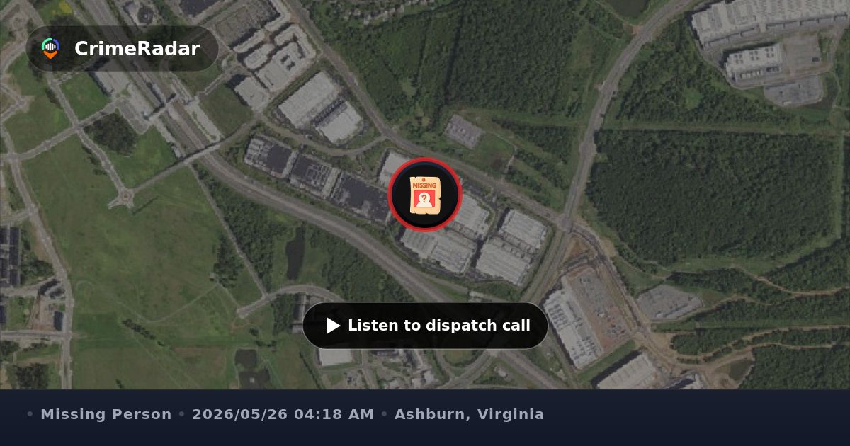 Welfare check for missing 13-year-old boy, Ashburn VA | CrimeRadar