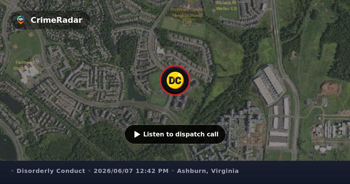 Harassment complaint at Whitford Square apartment, Ashburn VA | CrimeRadar