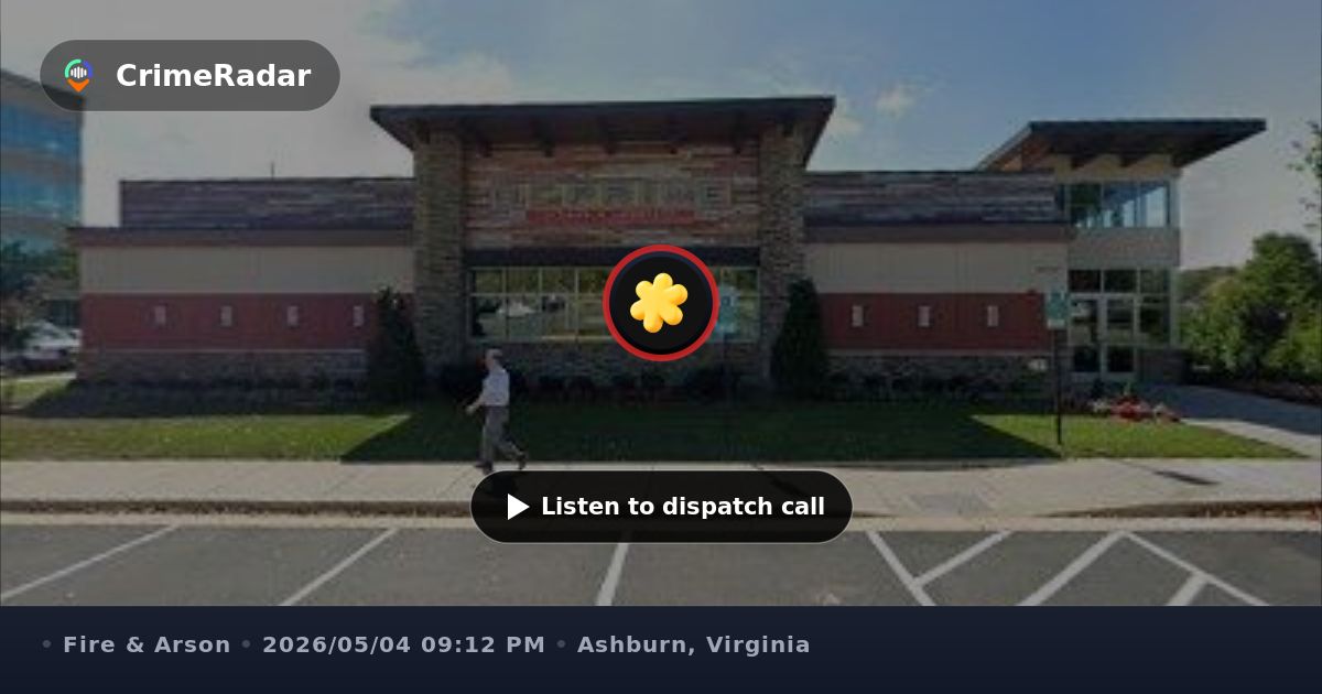 Structure fire at DC Prime Steak in Ashburn, Ashburn VA | CrimeRadar