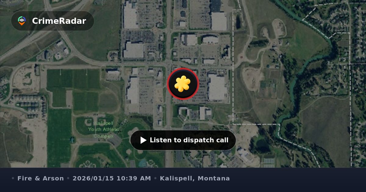 Fire crews respond to alarm near Hutton Ranch Rd, Kalispell MT | CrimeRadar