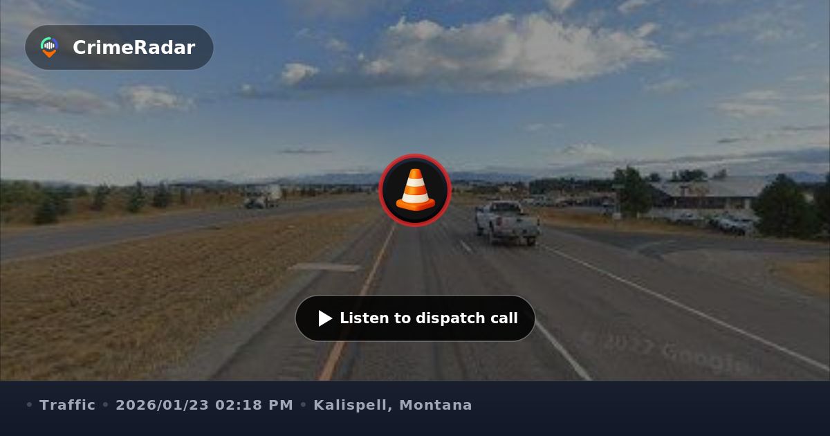 Traffic stop near Highway 93 in Kalispell, Kalispell MT | CrimeRadar