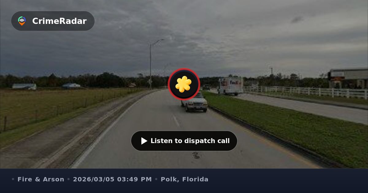 Building fire reported at Kathleen Road and Deason Road, Polk County FL ...