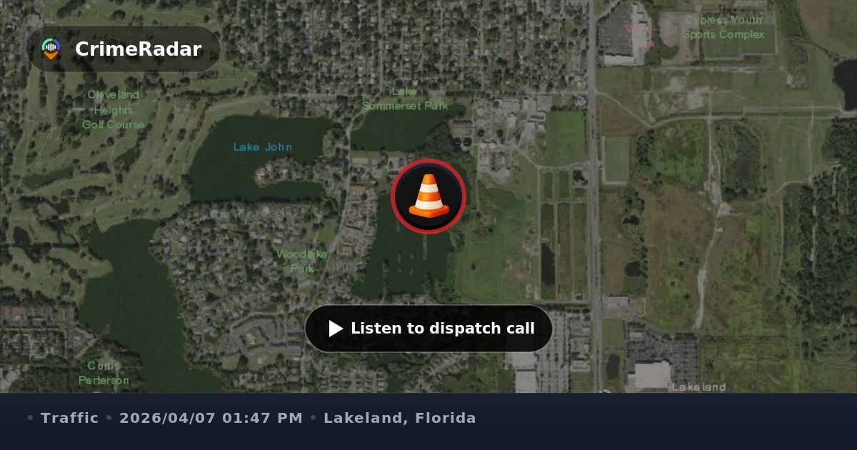 Two-car crash on Polk Parkway near Highway 98, Lakeland FL | CrimeRadar