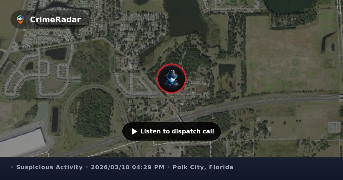 Cars cutting through yard at road construction site, Polk City FL ...