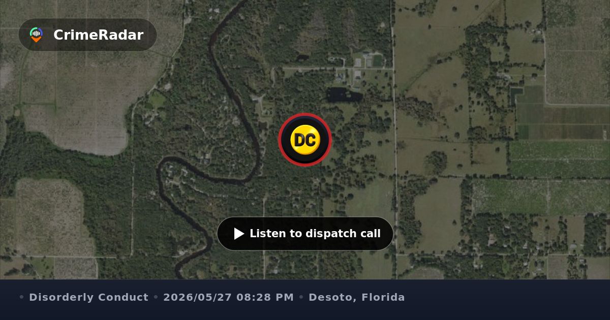 People shouting and throwing items outside home, Desoto County FL ...