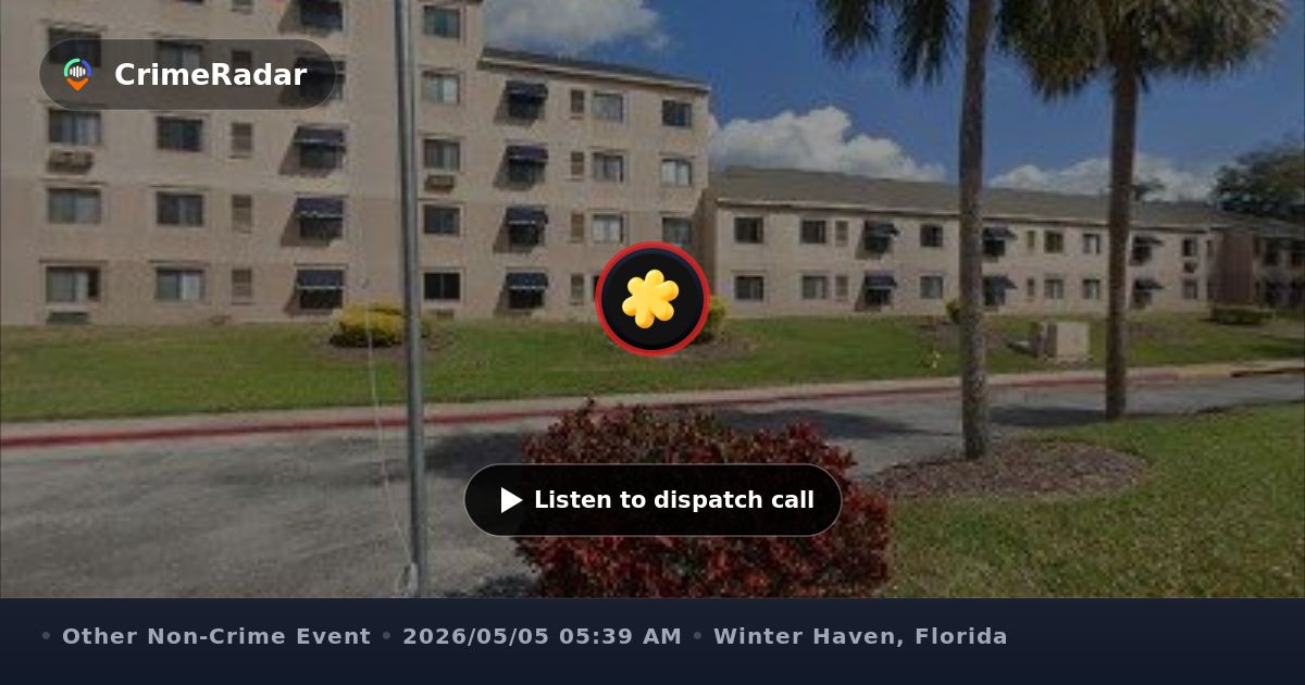 Fire crew assists citizen at Havendale Boulevard, Winter Haven FL ...