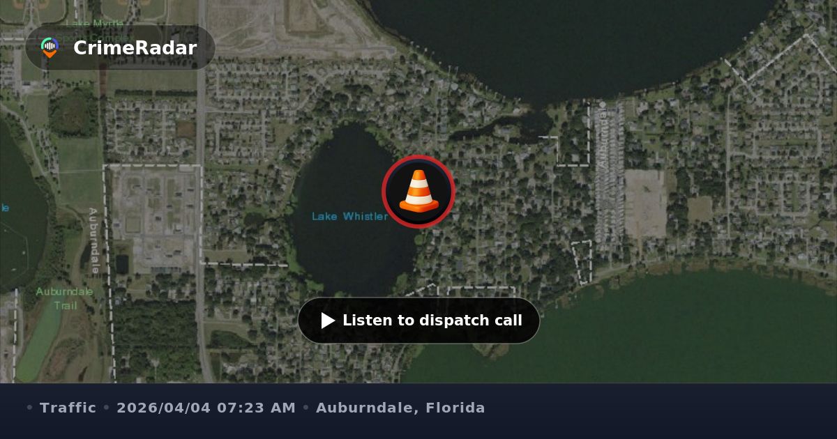 Traffic accident on Lake Ariana Boulevard, Auburndale FL | CrimeRadar