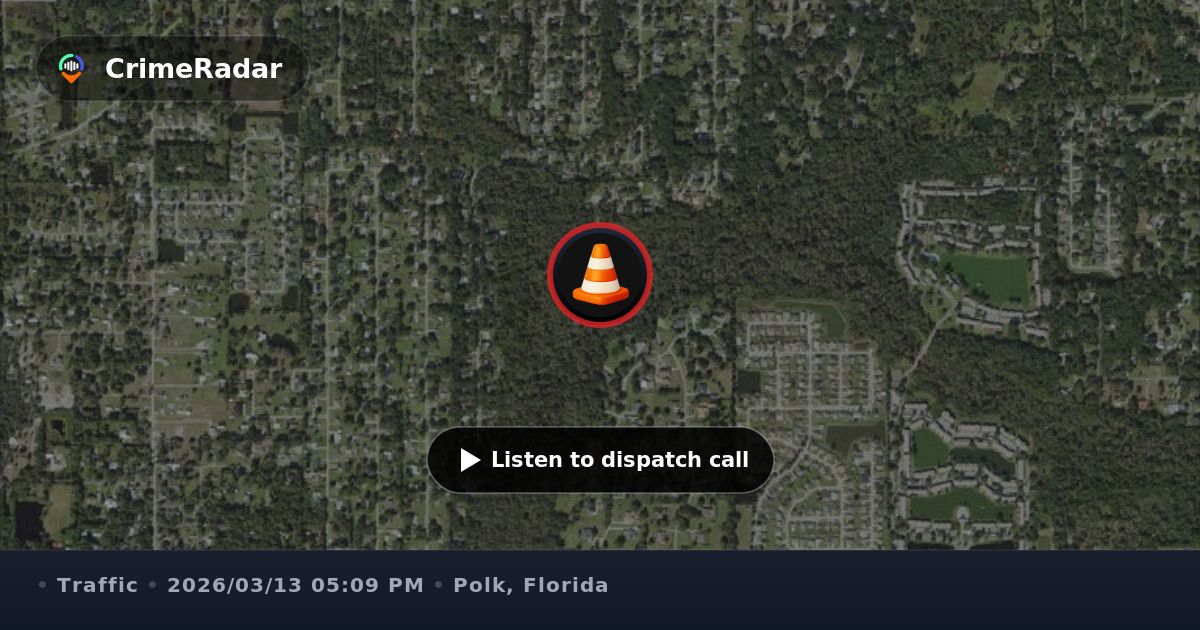 Two-vehicle crash blocking Shepherd Road traffic, Polk County FL ...