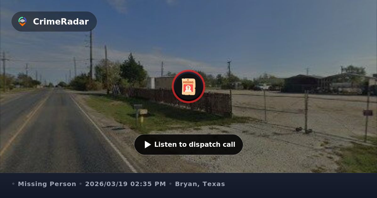 Clear alert issued for missing woman in Bryan, Bryan TX | CrimeRadar