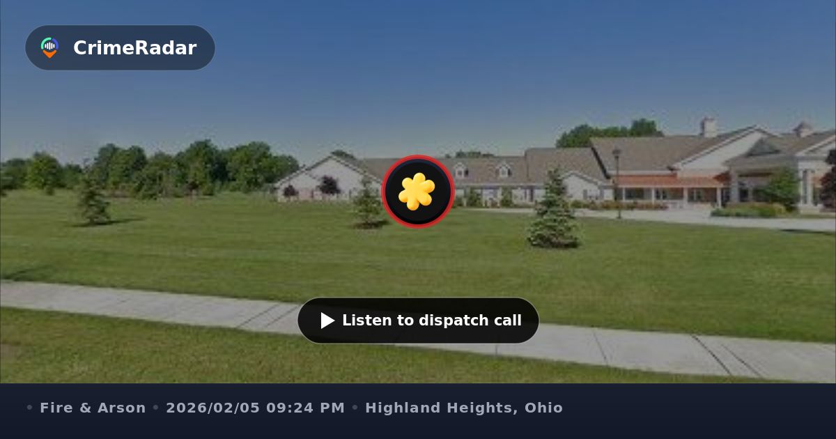 Alarm triggers fire response at Highland Point, Highland Heights OH ...