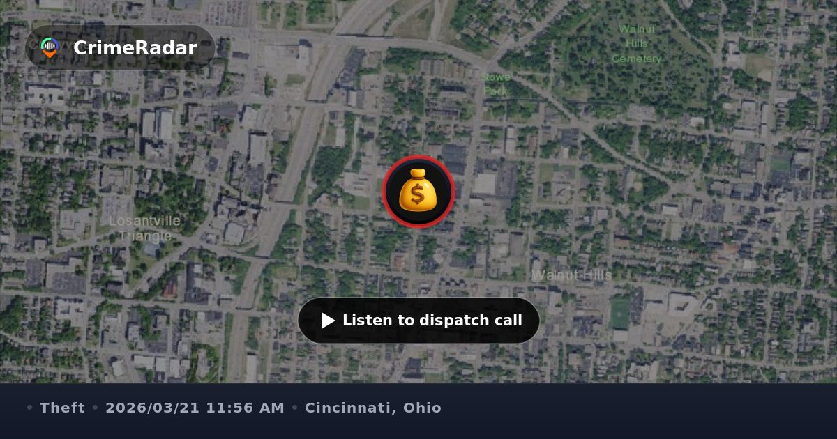 Theft reported at Frisch's restaurant, Cincinnati OH | CrimeRadar
