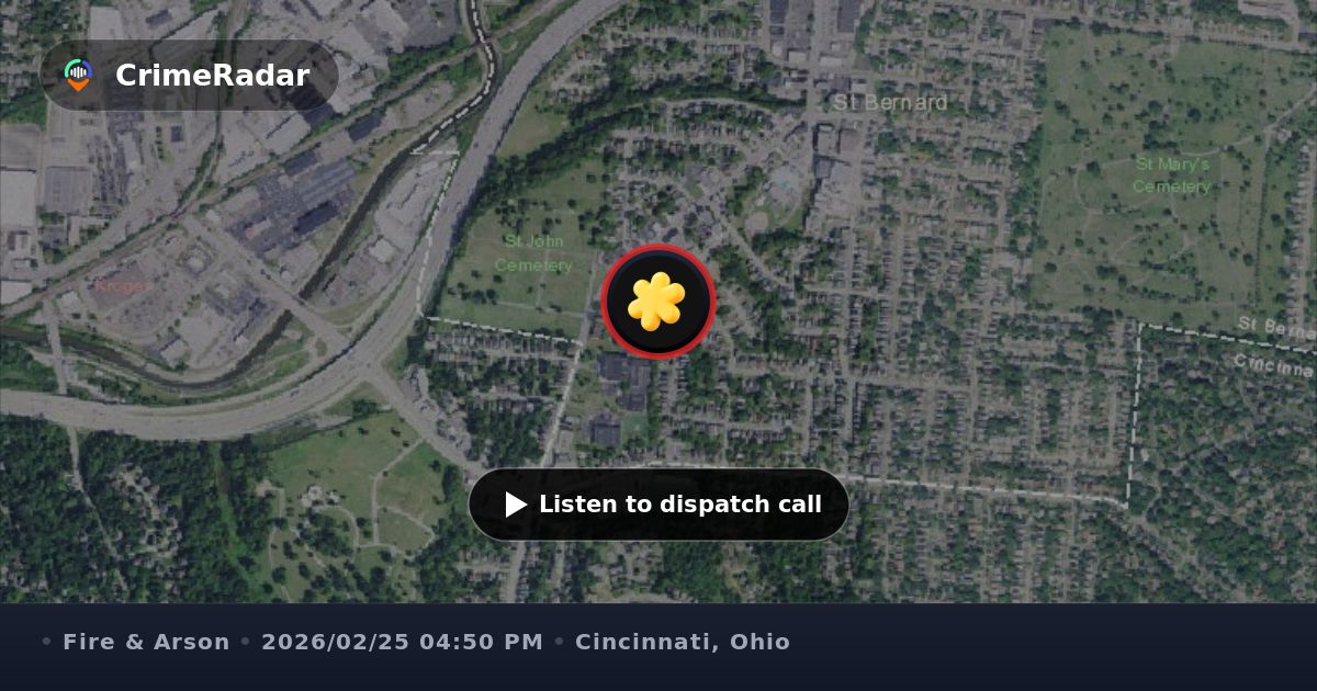 Residential fire alarm on Clinton Springs Avenue, Cincinnati OH ...