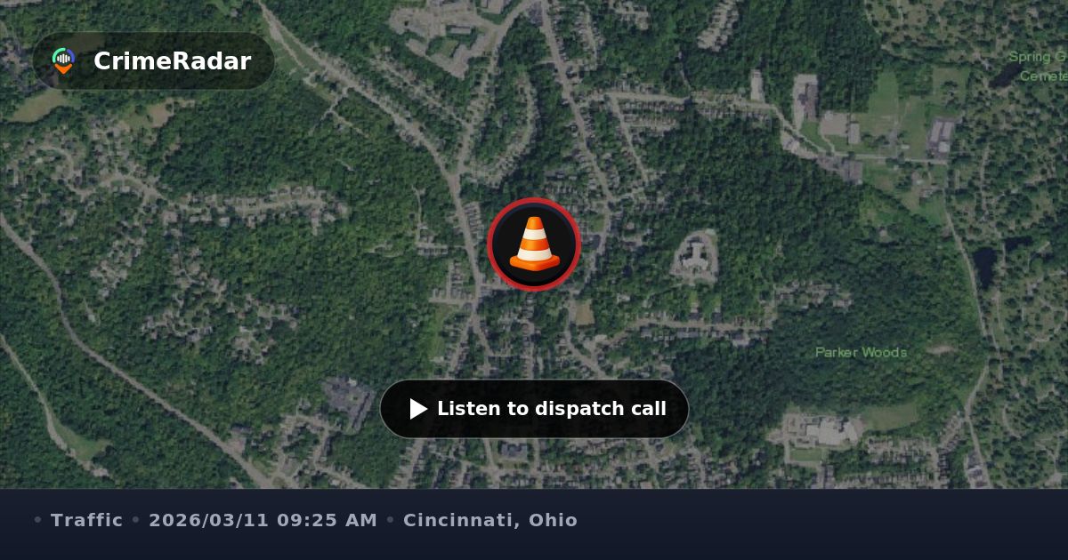 Traffic stop on silver Lexus on Hamilton Avenue, Cincinnati OH | CrimeRadar