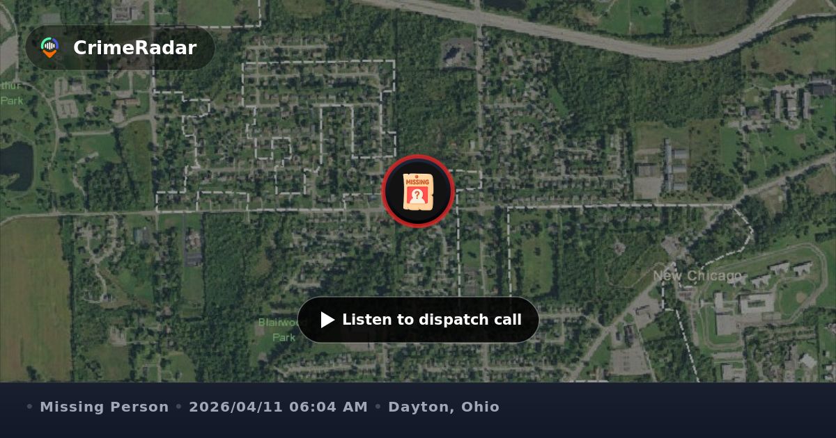 Missing teenage girl reported near Rossiter Drive in Dayton, Dayton OH ...