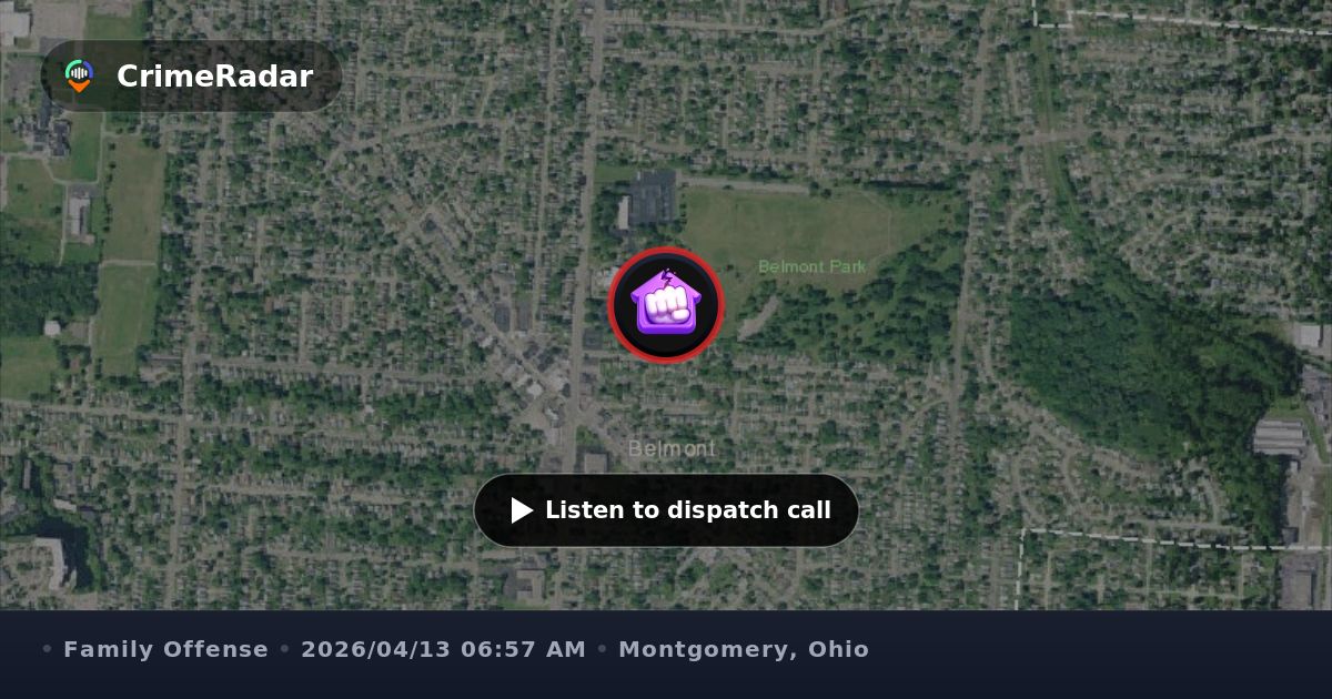 Domestic dispute reported at Bellaire Avenue home, Montgomery County OH ...