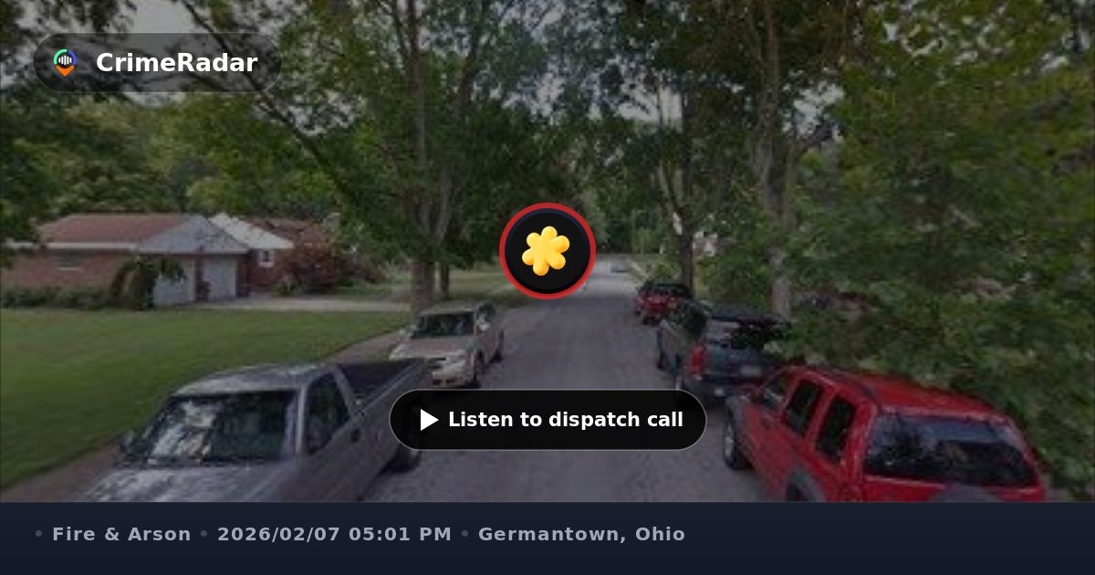 Fire crews respond to structure fire near West Market, Germantown OH ...