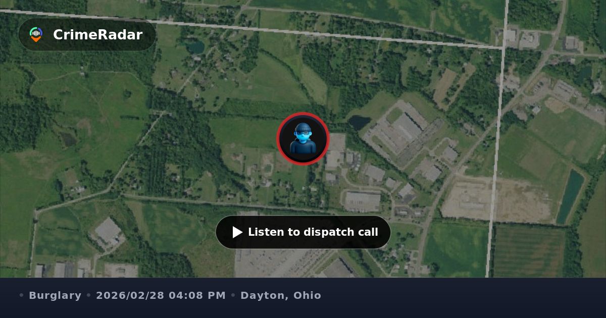 Burglar alarm at MDC Technologies office, Dayton OH | CrimeRadar