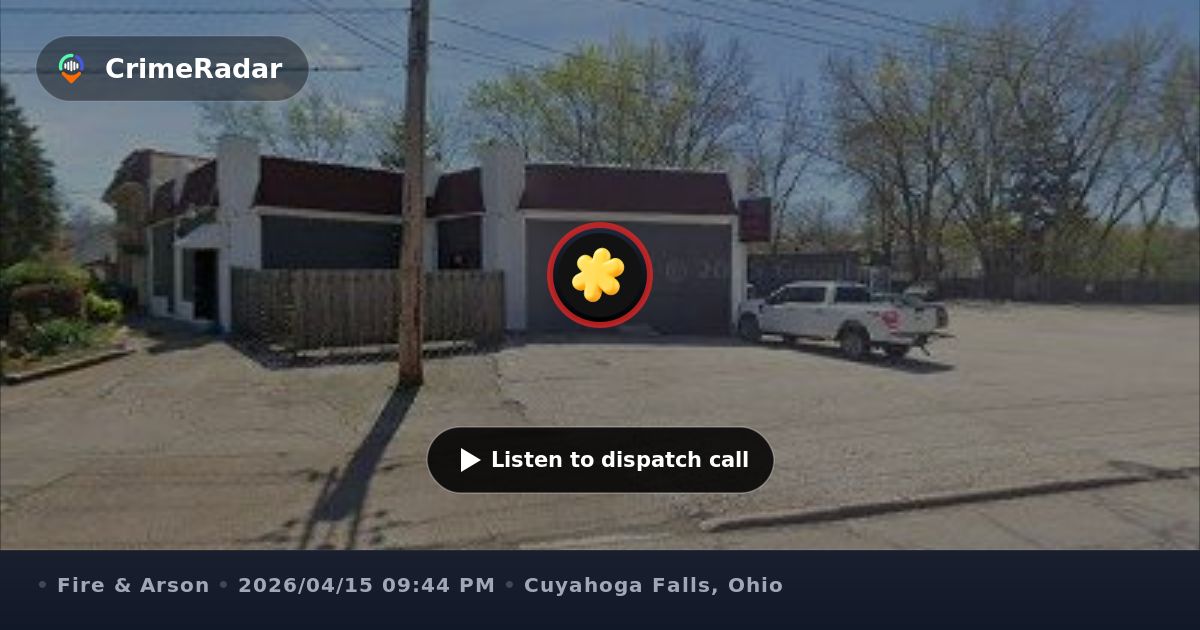 Commercial structure fire at Bailey Road Tavern, Cuyahoga Falls OH ...
